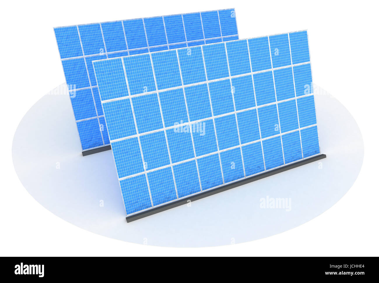 Illustration of Solar panels isolated on white Stock Photo - Alamy
