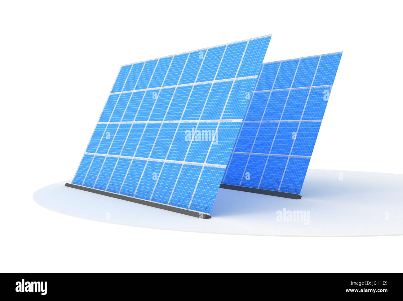 Solar photovoltaic cell panels Cut Out Stock Images & Pictures - Alamy