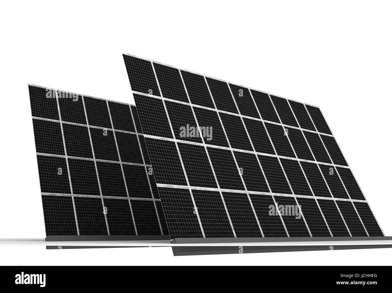 Solar photovoltaic cell panels Cut Out Stock Images & Pictures - Alamy