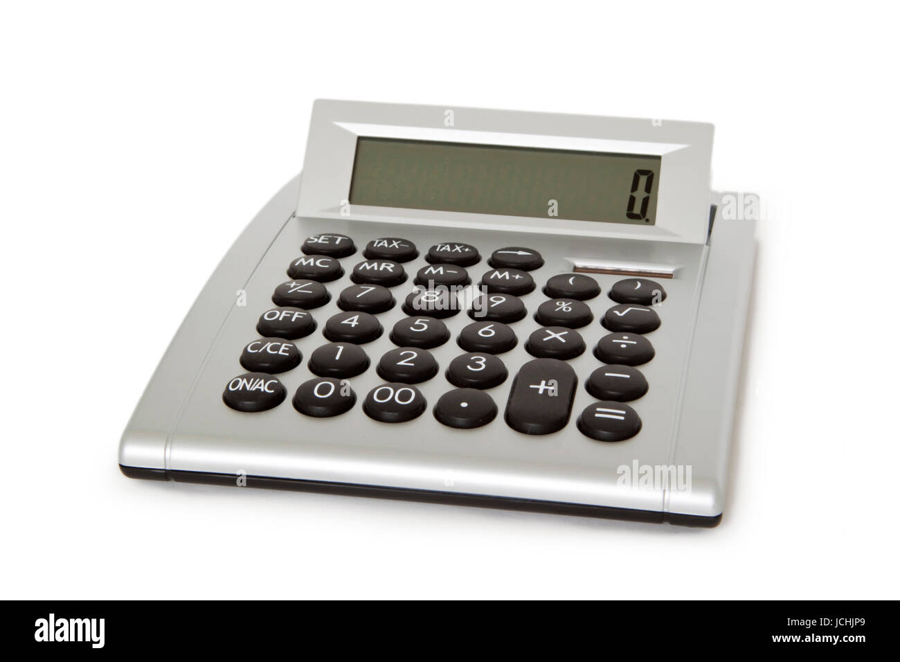 Calculator isolated on white background Stock Photo - Alamy