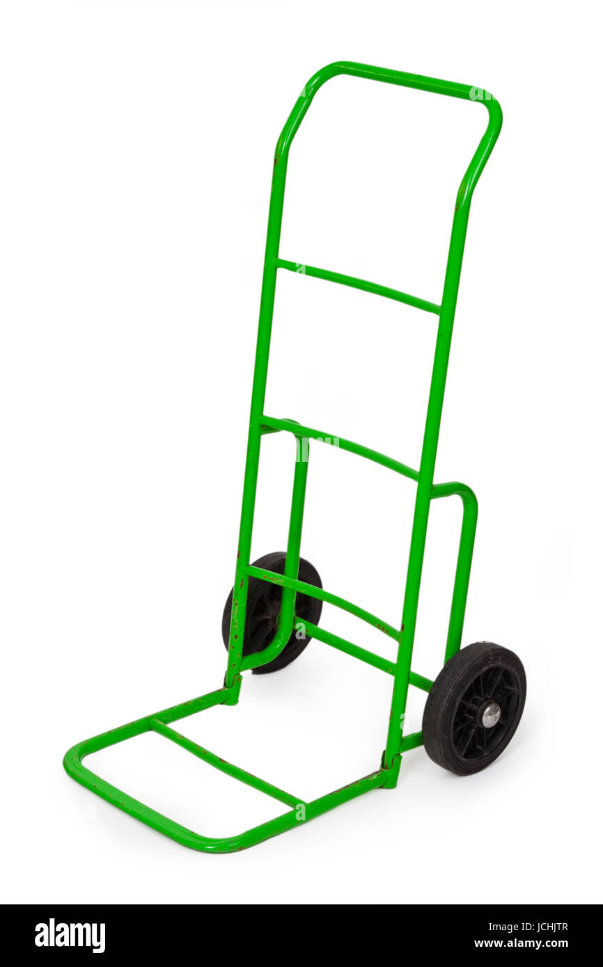 Hand Trolley isolated on white background Stock Photo - Alamy