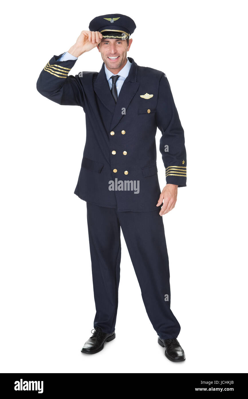 Pilot salute Cut Out Stock Images & Pictures - Alamy