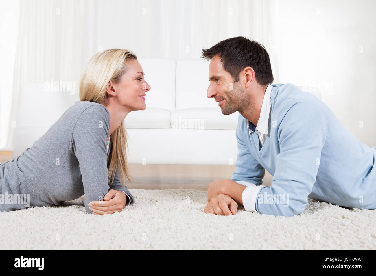 Couple gazing others eyes on hi-res stock photography and images - Alamy