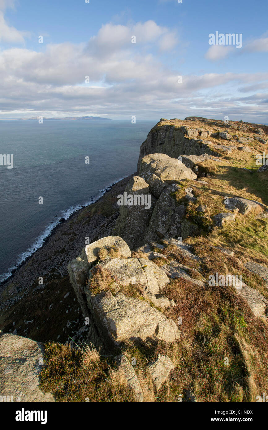 Cliiff at Fair Head, County Antrim, Northern Ireland Stock Photo - Alamy
