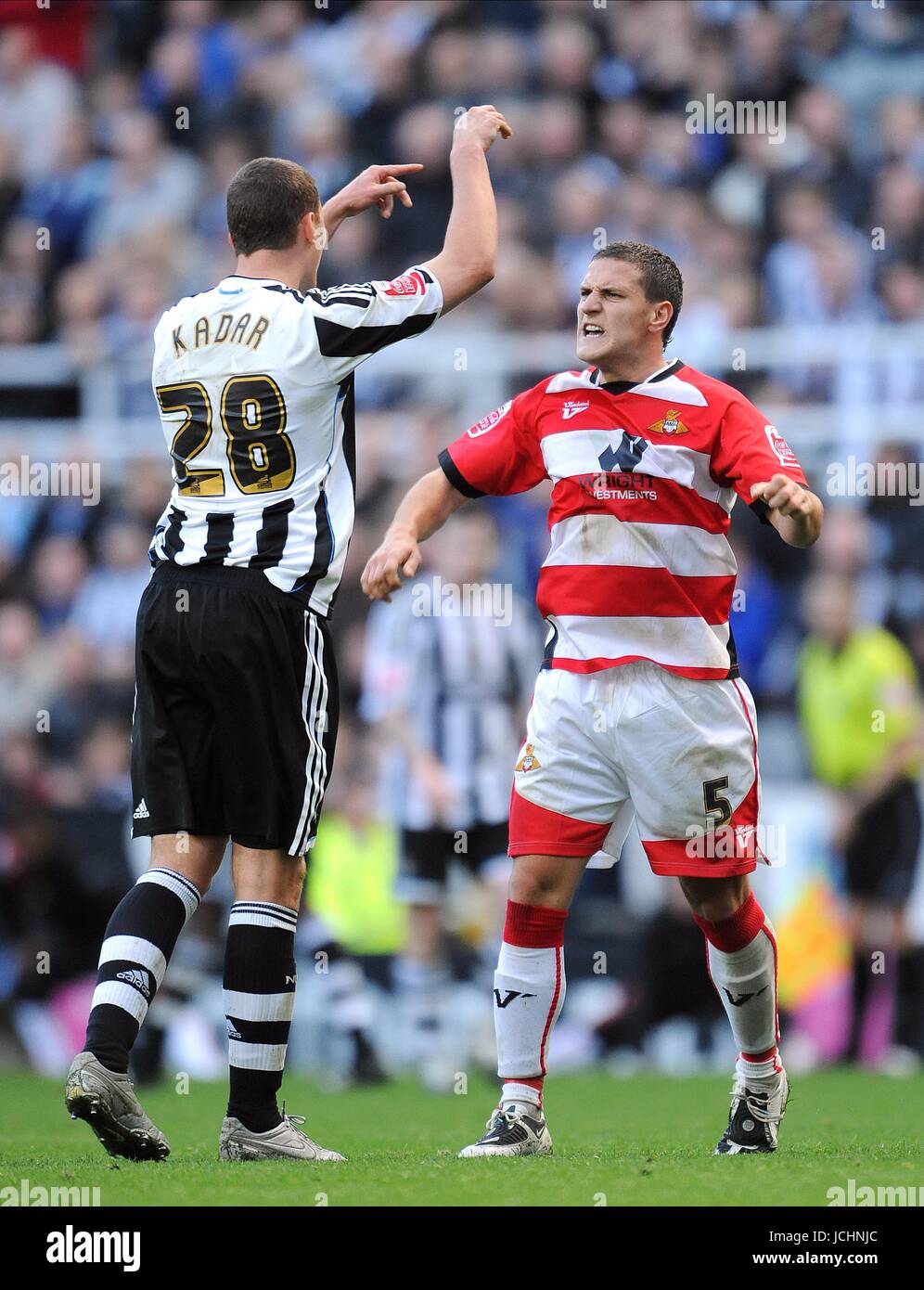 TAMAS KADAR & BILLY SHARP NEWCASTLE V DONCASTER ROVERS NEWCASTLE V ...
