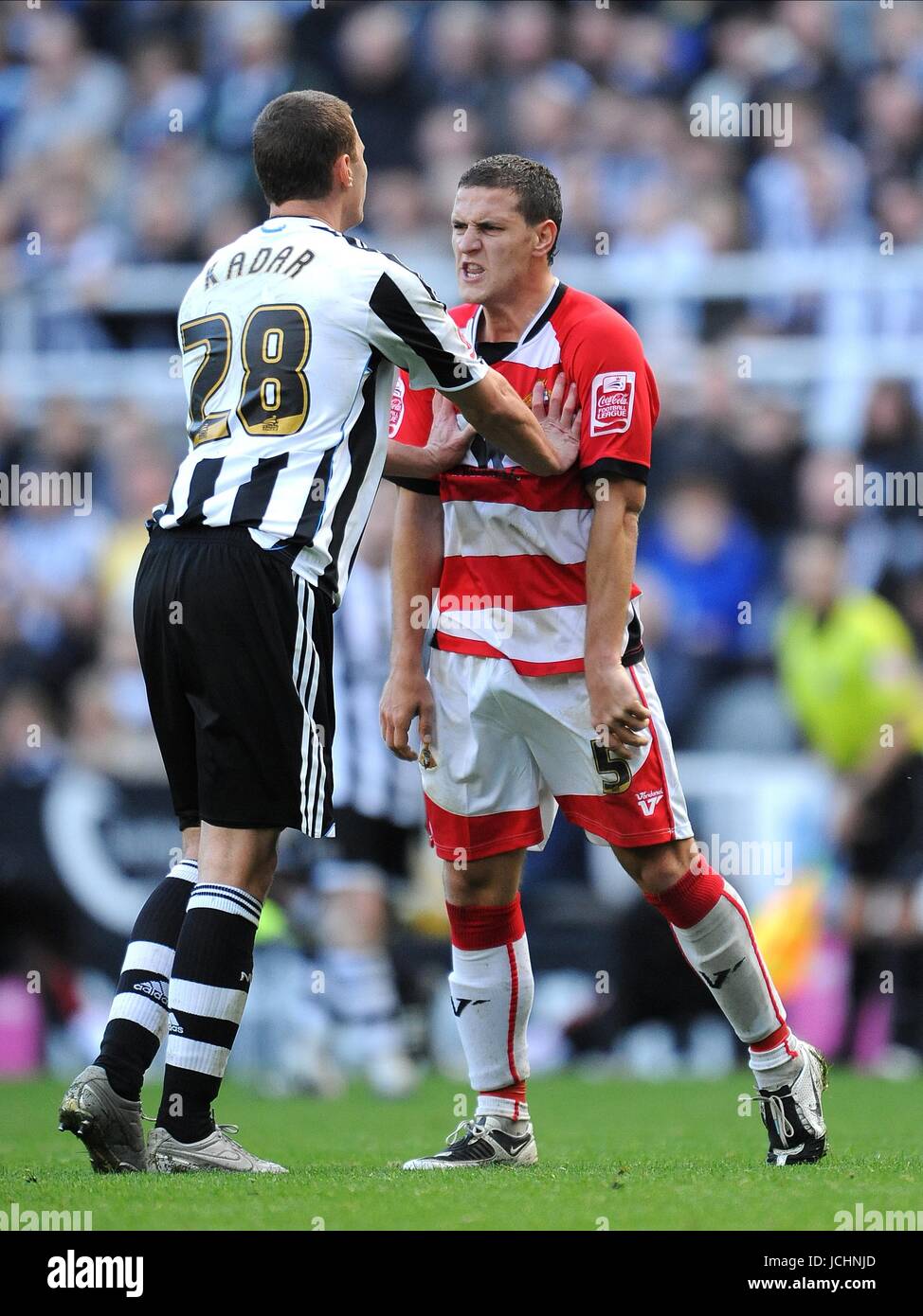 TAMAS KADAR & BILLY SHARP NEWCASTLE V DONCASTER ROVERS NEWCASTLE V ...