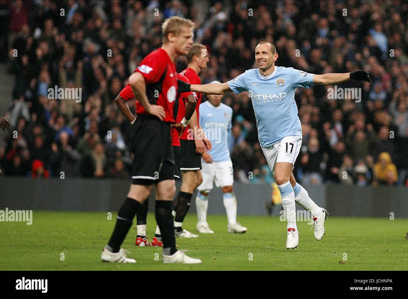 MARTIN PETROV CELEBRATES MANCHESTER CITY V FULHAM MANCHESTER CITY V ...