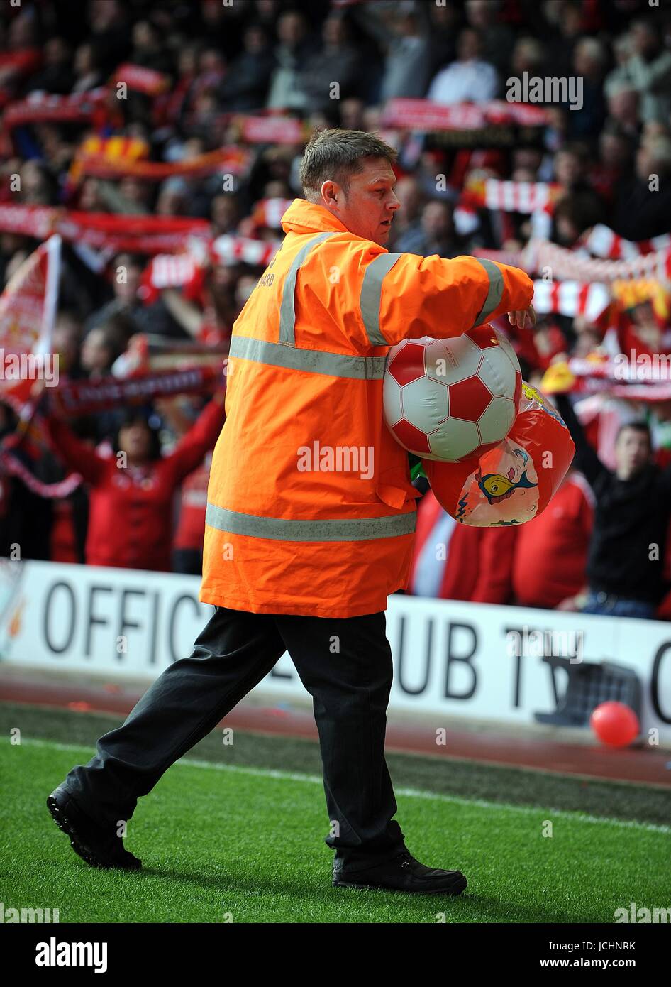 Liverpool football club steward hi-res stock photography and images - Alamy
