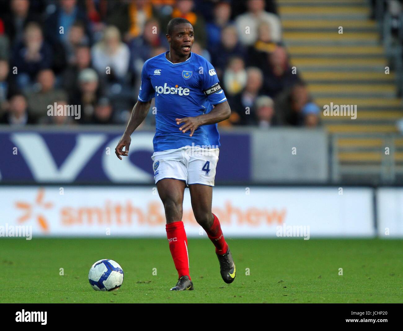 AARON MOKOENA PORTSMOUTH FC HULL CITY V PORTSMOUTH KC STADIUM, HULL ...