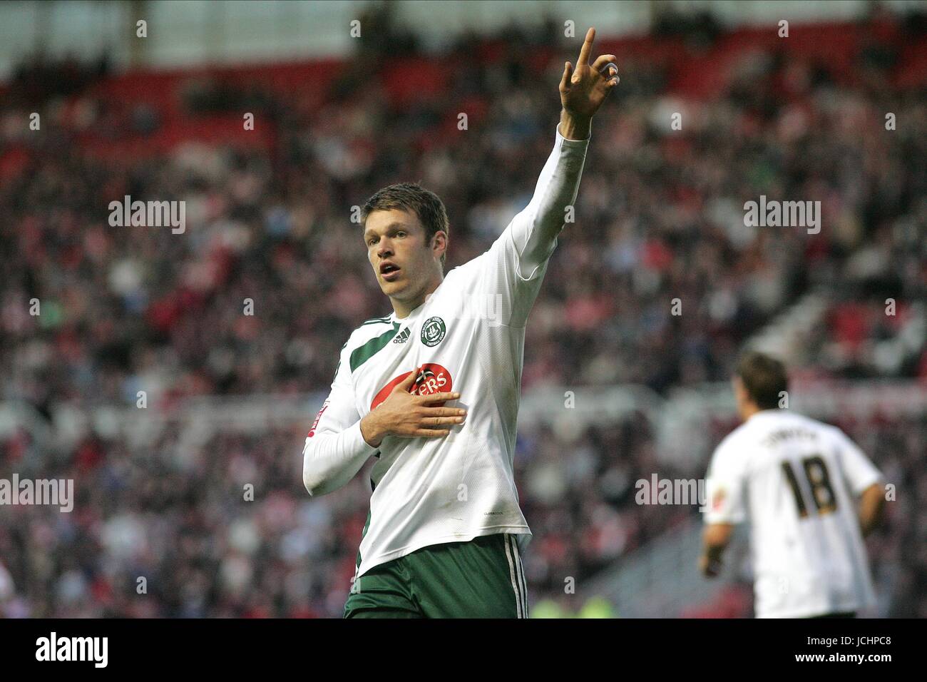 JAMIE MACKIE CELEBRATES MIDDLESBROUGH V PLYMOUTH MIDDLESBROUGH V ...