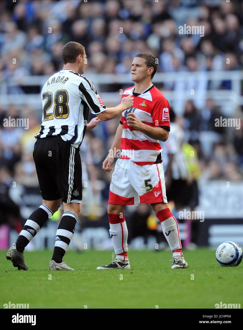 TAMAS KADAR & BILLY SHARP NEWCASTLE V DONCASTER ROVERS NEWCASTLE V ...