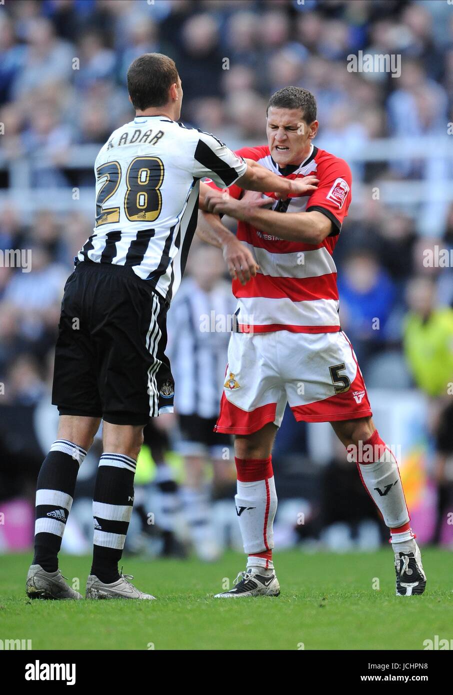 TAMAS KADAR & BILLY SHARP NEWCASTLE V DONCASTER ROVERS NEWCASTLE V ...