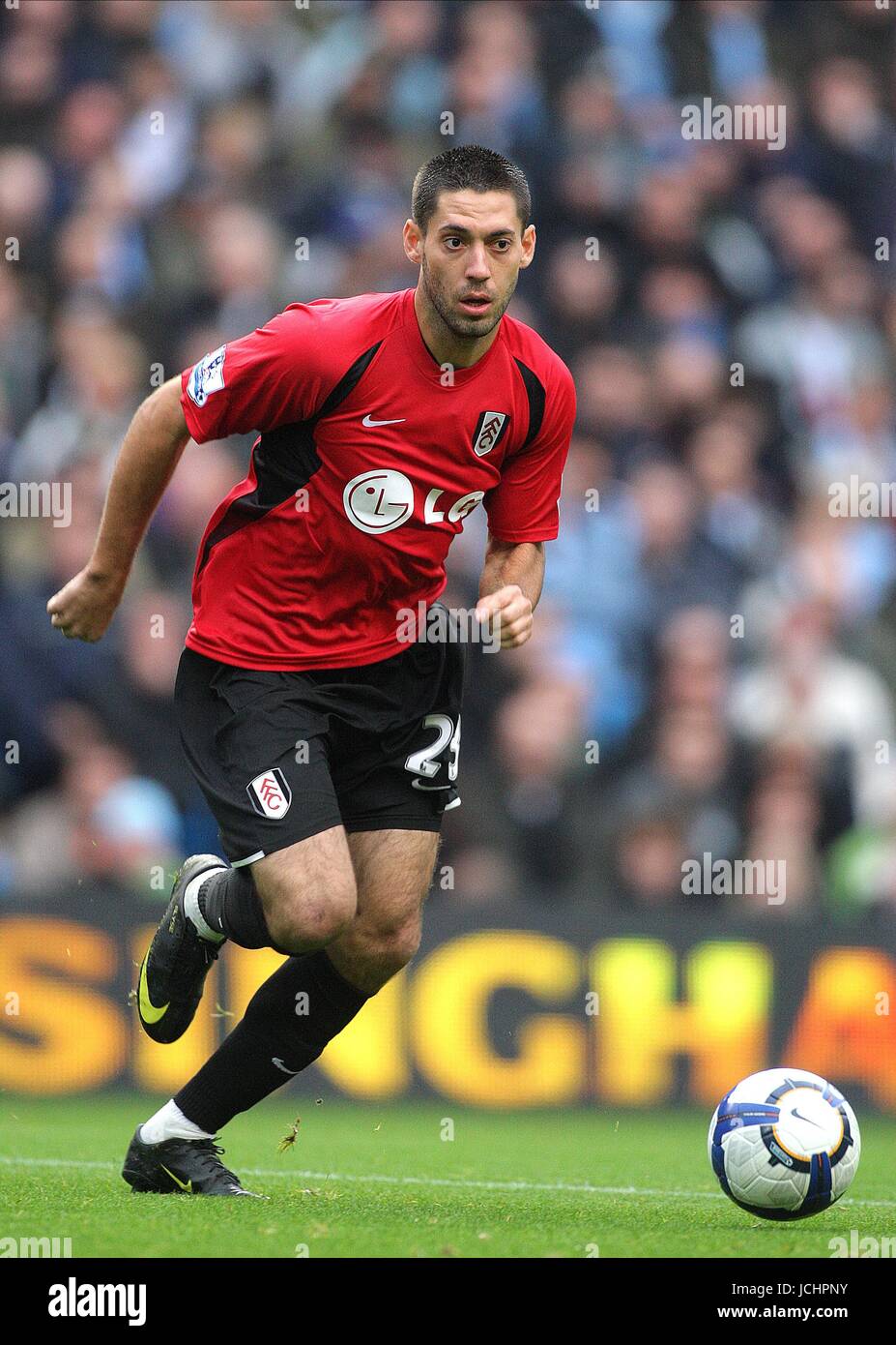 CLINT DEMPSEY FULHAM FC MANCHESTER CITY V FULHAM CITY OF MANCHESTER ...