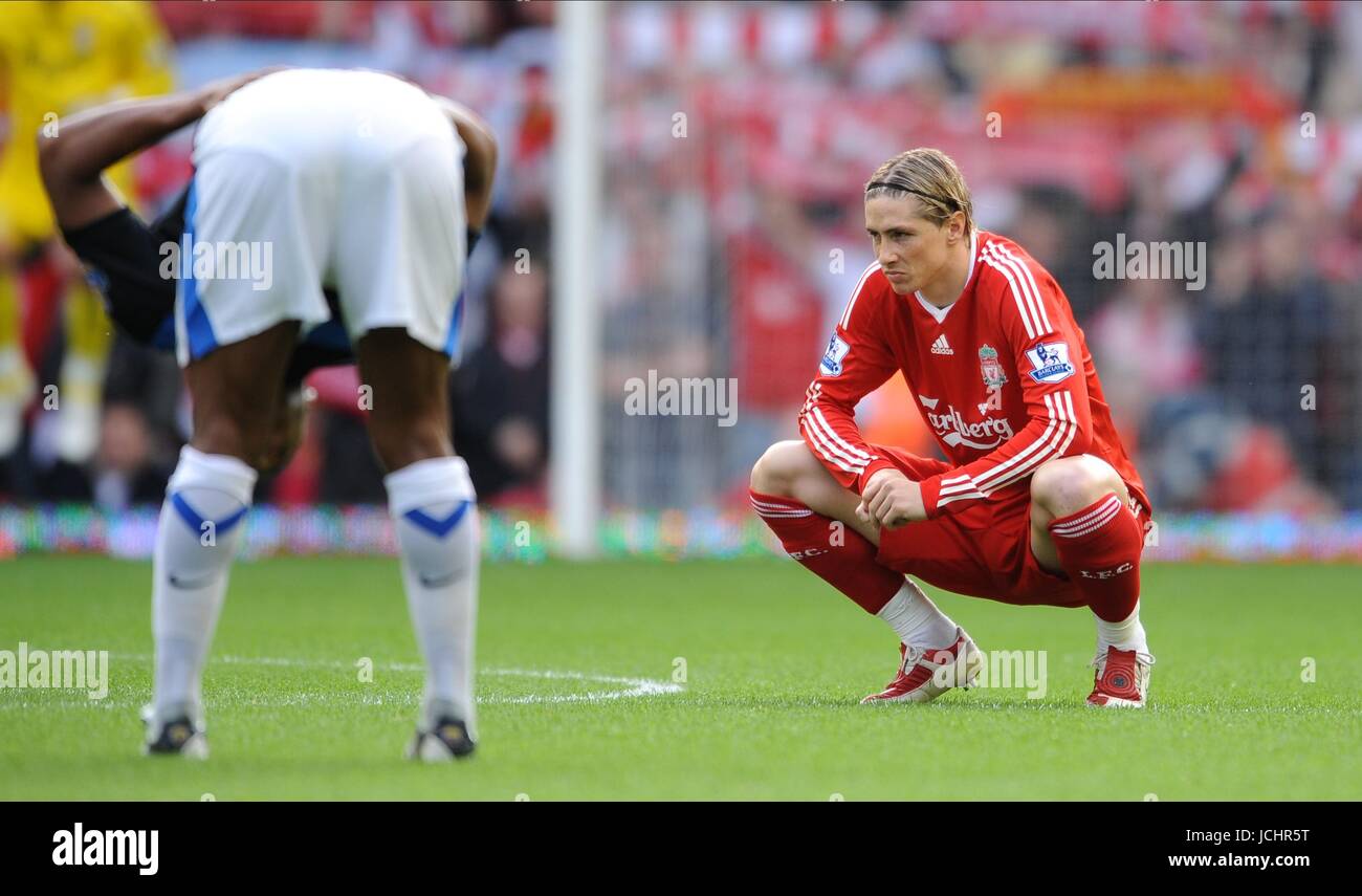 AN UNHAPPY FERNANDO TORRES LIVERPOOL V MANCHESTER UNITED FC LIVERPOOL V ...