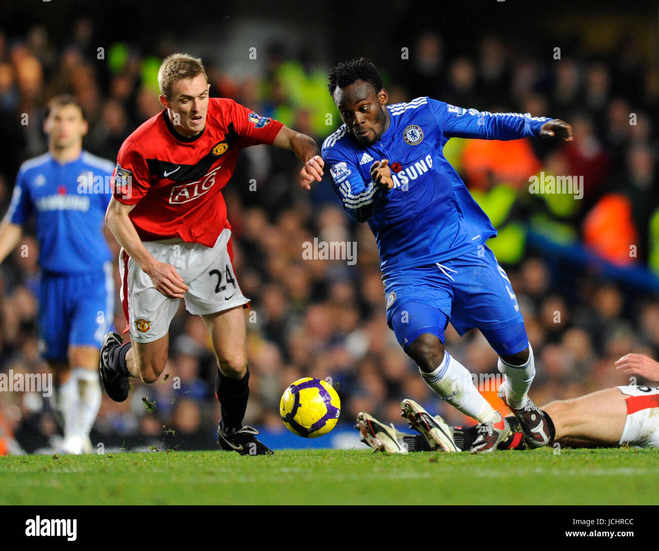 DARREN FLETCHER & MICHAEL ESSIEN CHELSEA V MANCHESTER UNITED CHELSEA V ...