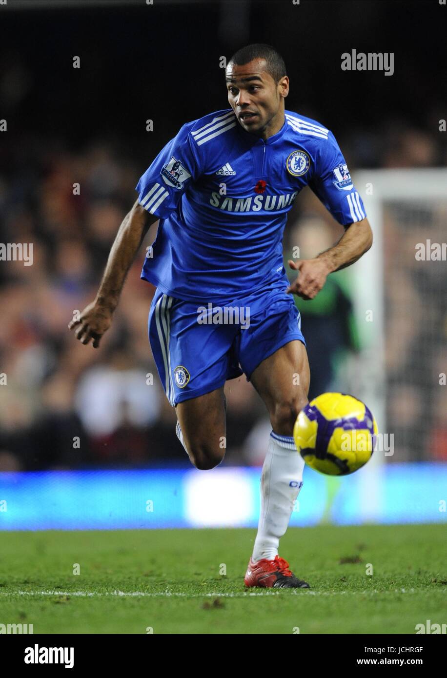 ASHLEY COLE CHELSEA FC CHELSEA V MANCHESTER UNITED STAMFORD BRIDGE ...