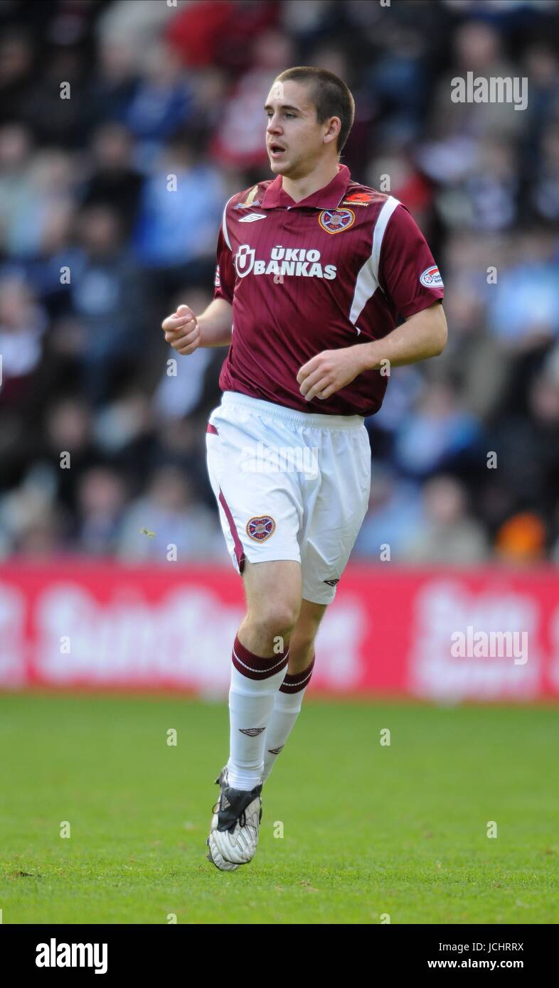 GARY GLEN HEARTS OF MIDLOTHIAN FC HEARTS V HIBERNIAN TYNECASTLE ...