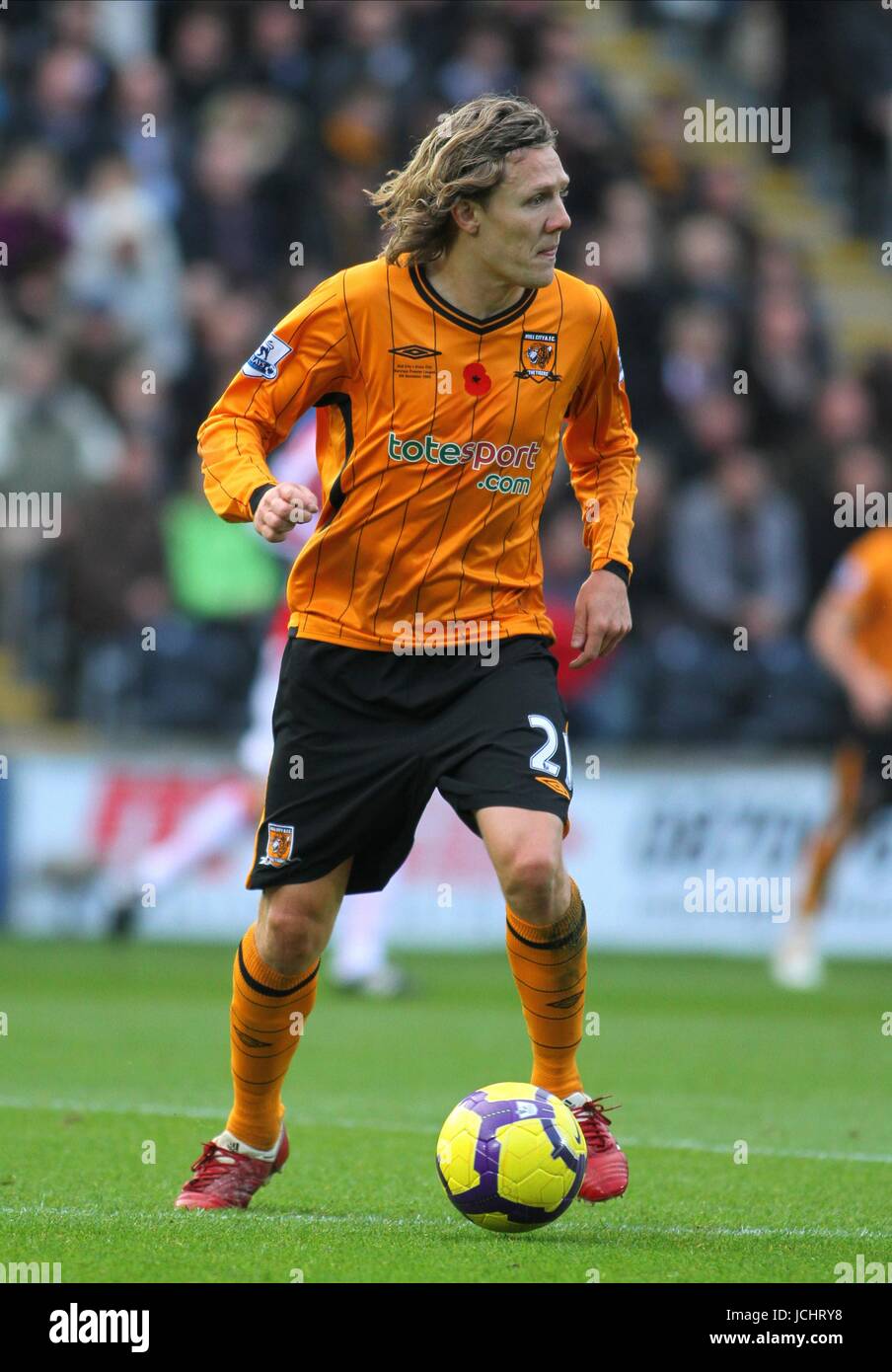 JIMMY BULLARD HULL CITY FC HULL CITY V STOKE CITY KC STADIUM, HULL ...