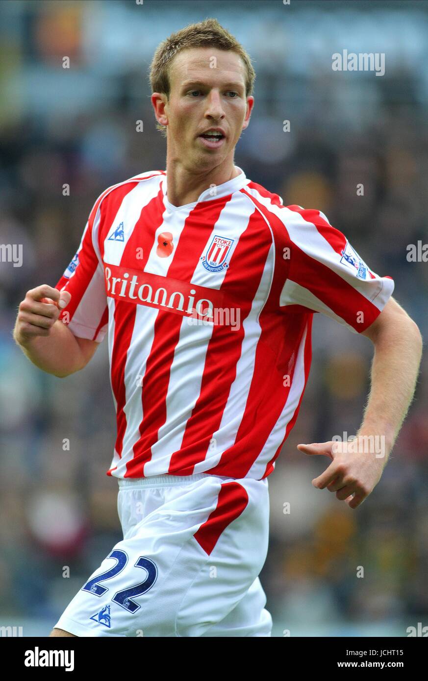 DANNY COLLINS STOKE CITY FC HULL CITY V STOKE CITY KC STADIUM, HULL ...