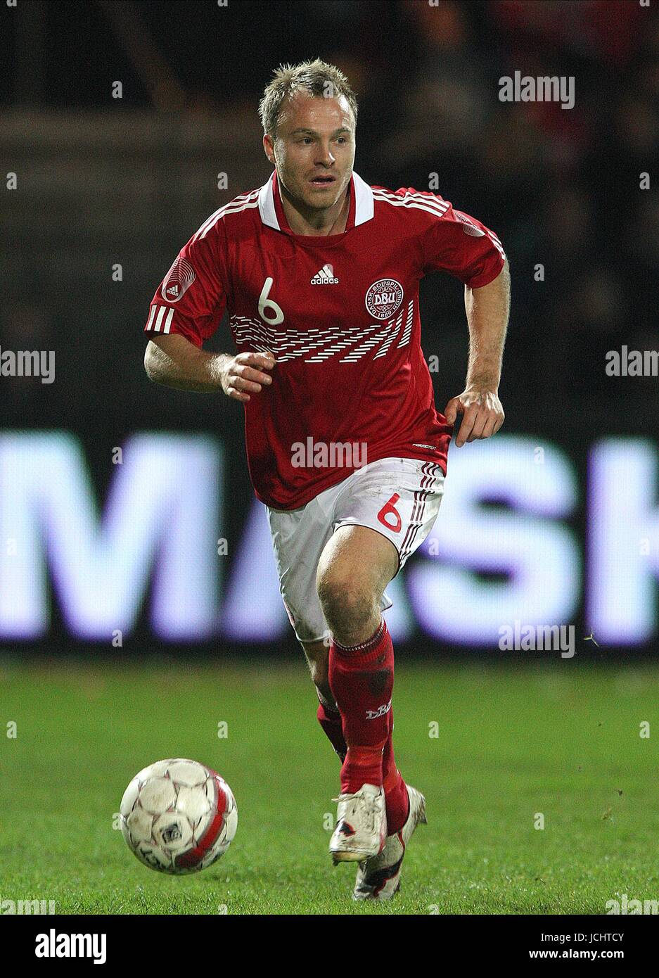 LARS JACOBSEN DENMARK DENMARK V SOUTH KOREA BLUE WATER STADIUM,ESJBERG ...