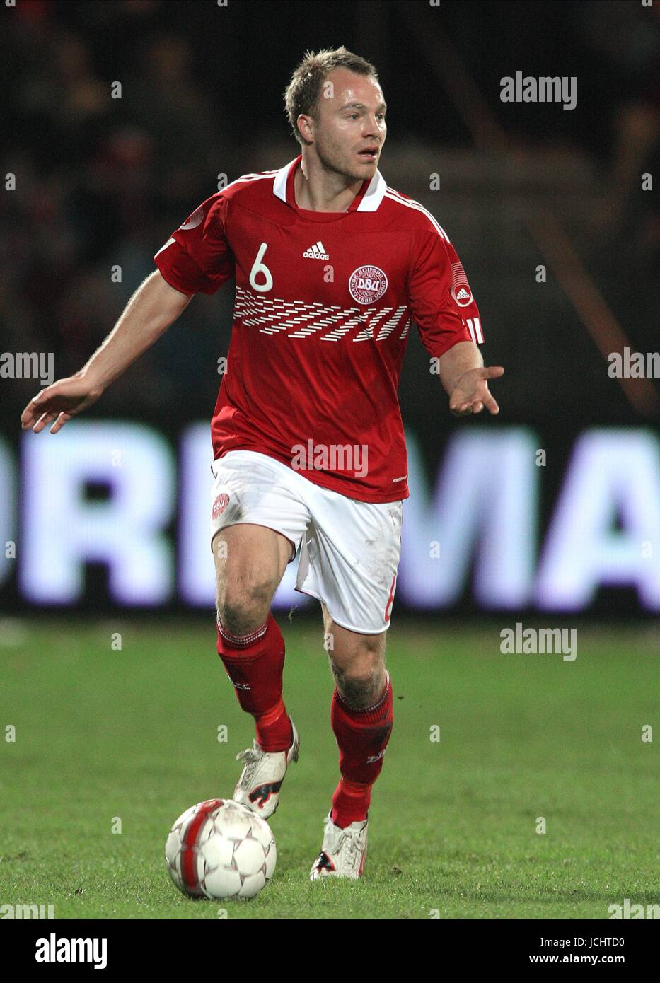 LARS JACOBSEN DENMARK DENMARK V SOUTH KOREA BLUE WATER STADIUM,ESJBERG ...