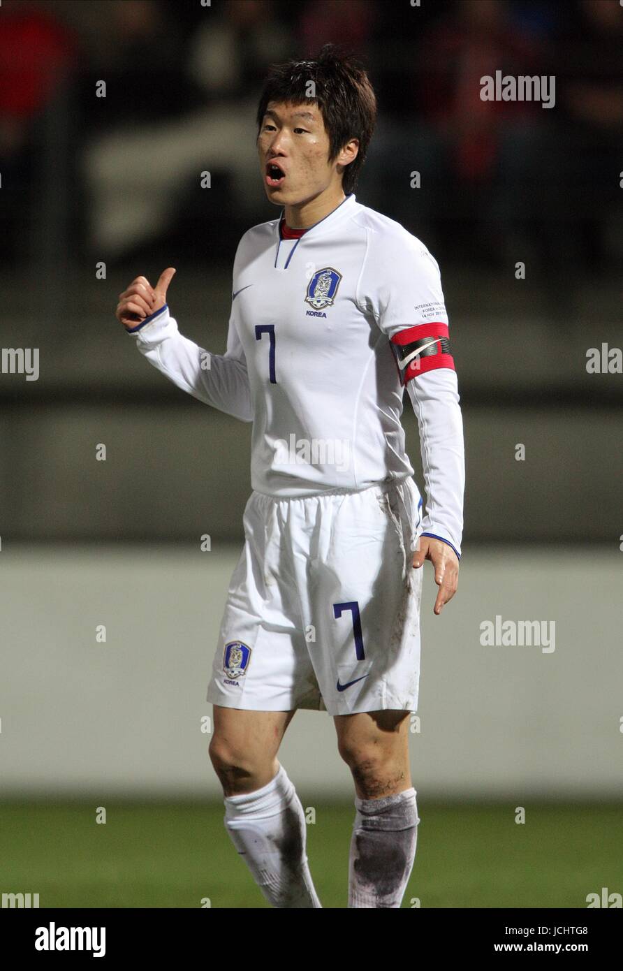 PARK JI-SUNG SOUTH KOREA DENMARK V SOUTH KOREA BLUE WATER STADIUM,ESJBERG,DENMARK 14 November ...