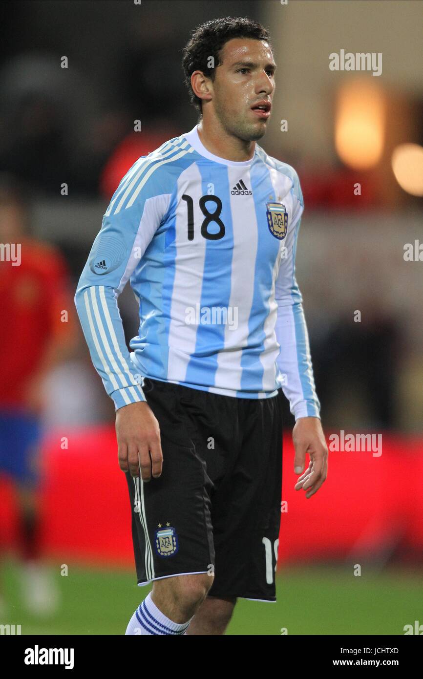 MAXIMILIANO RODRIGUEZ ARGENTINA & ATLETICO MADRID SPAIN V ARGENTINA ...
