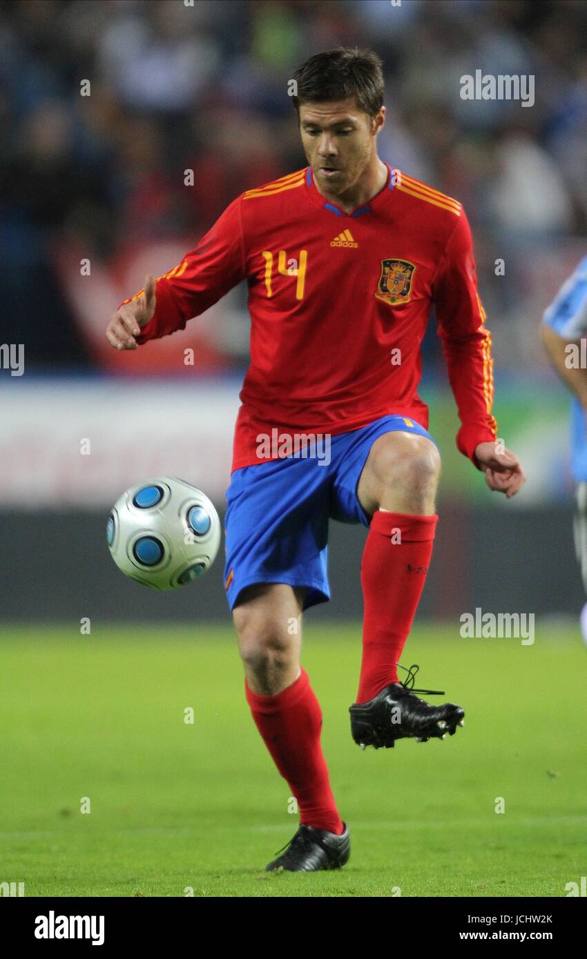 XABI ALONSO SPAIN & REAL MADRID CF SPAIN V ARGENTINA ESTADIO VICENTE ...