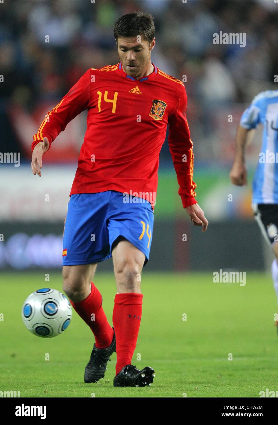 XABI ALONSO SPAIN & REAL MADRID CF SPAIN V ARGENTINA ESTADIO VICENTE ...