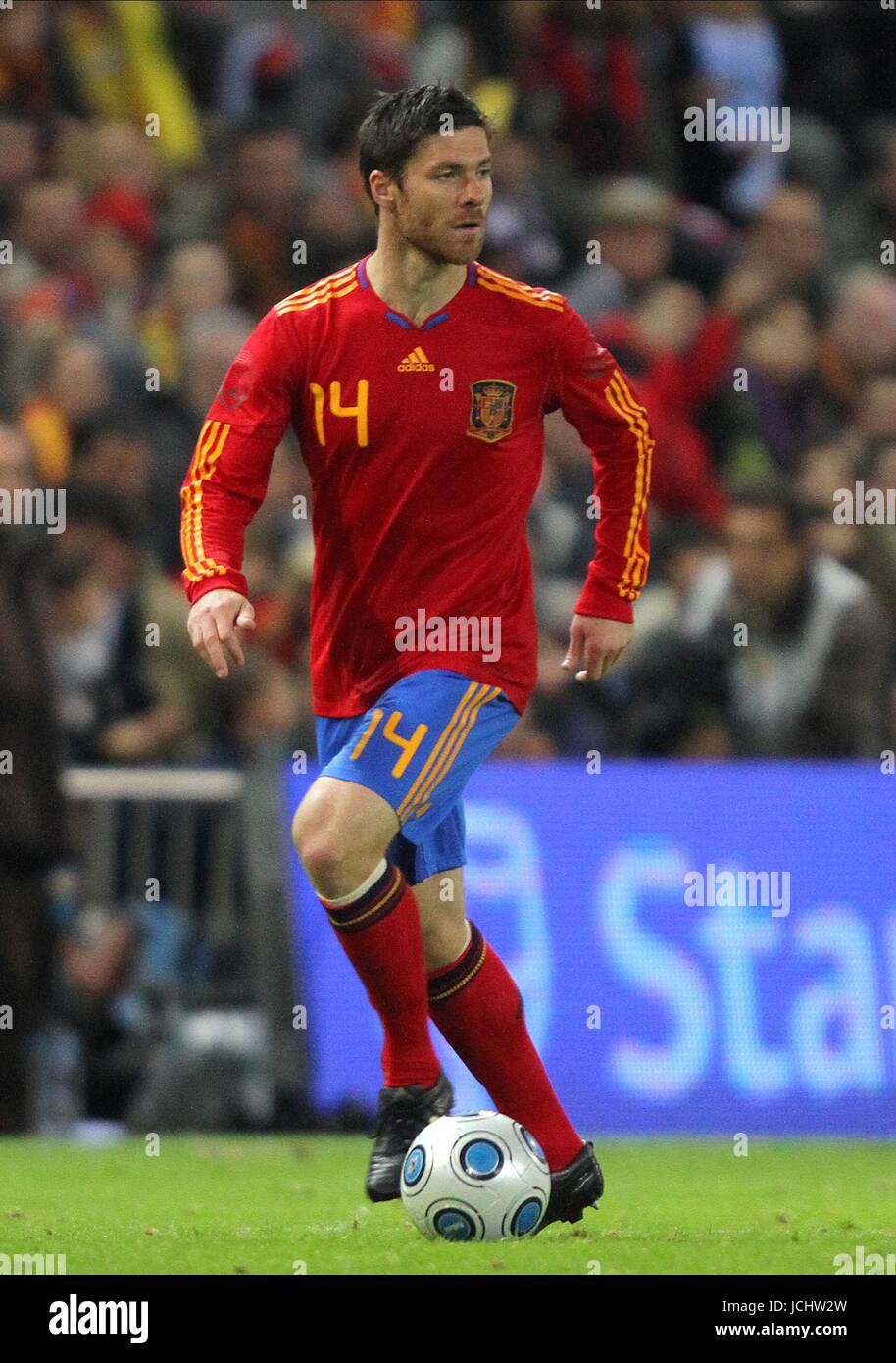 XABI ALONSO SPAIN & REAL MADRID CF SPAIN V ARGENTINA ESTADIO VICENTE ...