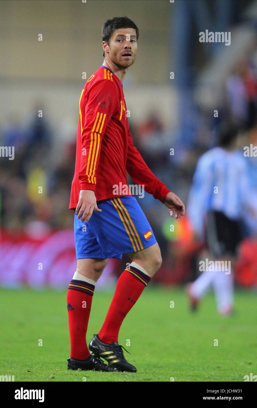XABI ALONSO SPAIN & REAL MADRID CF SPAIN V ARGENTINA ESTADIO VICENTE ...