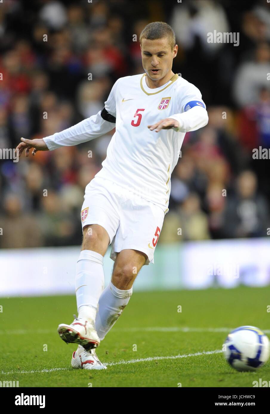 NEMANJA VIDIC SERBIA KOREA REPUBLIC V SERBIA CRAVEN COTTAGE, LONDON ...