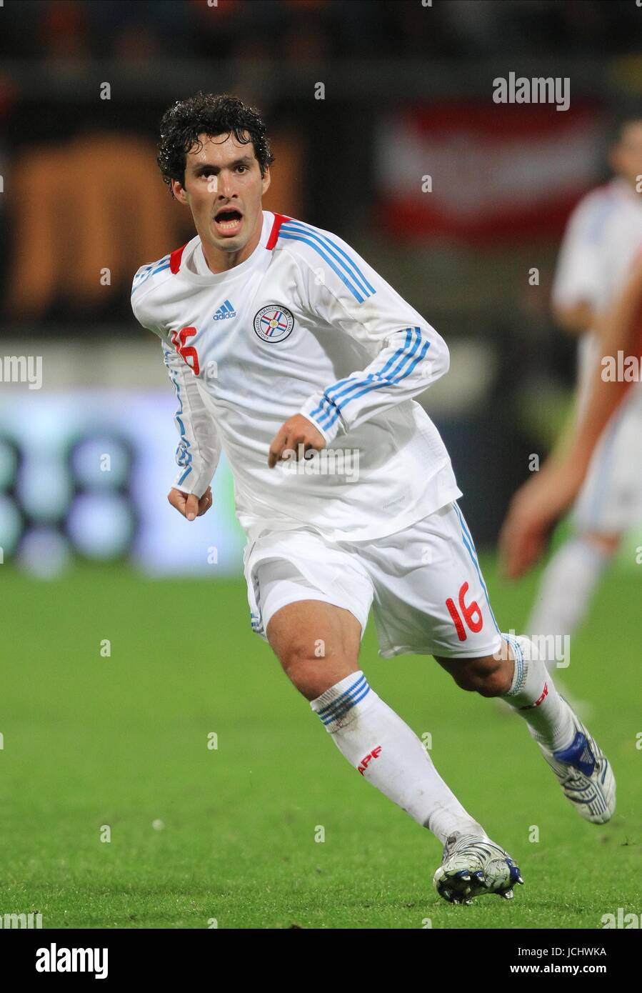 CRISTIAN RIVEROS NUNEZ PARAGUAY HOLLAND V PARAGUAY ABE LENSTRA STADIUM ...