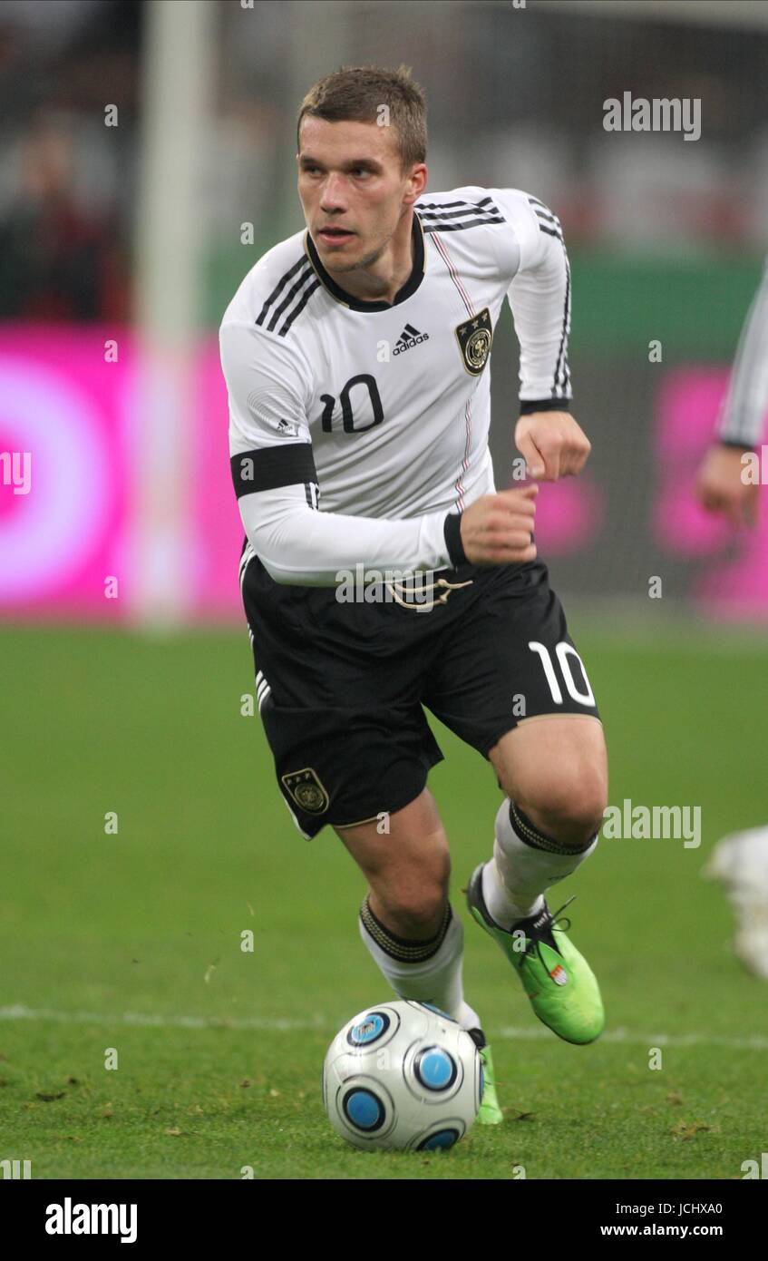 LUKAS PODOLSKI GERMANY GERMANY V IVORY COAST VELTINS ARENA ...