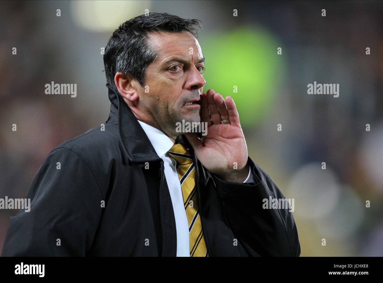 PHIL BROWN HULL CITY FC MANAGER HULL CITY V EVERTON KC STADIUM, HULL ...