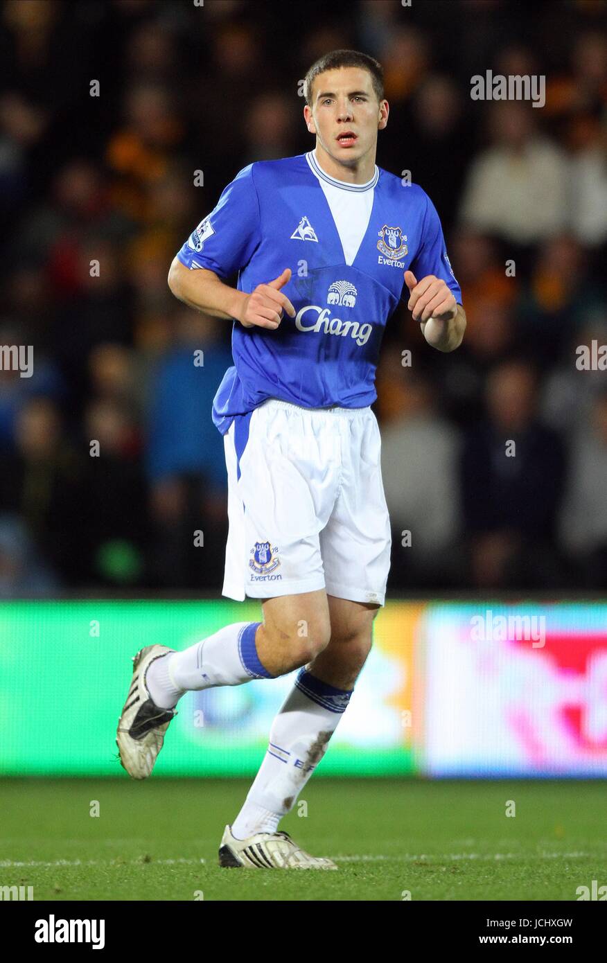 DAN GOSLING EVERTON FC HULL CITY V EVERTON KC STADIUM, HULL, ENGLAND 25 ...