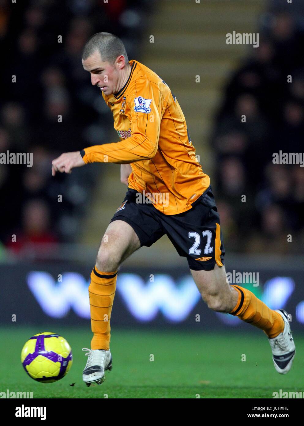 DEAN MARNEY HULL CITY FC HULL CITY V EVERTON KC STADIUM, HULL, ENGLAND ...