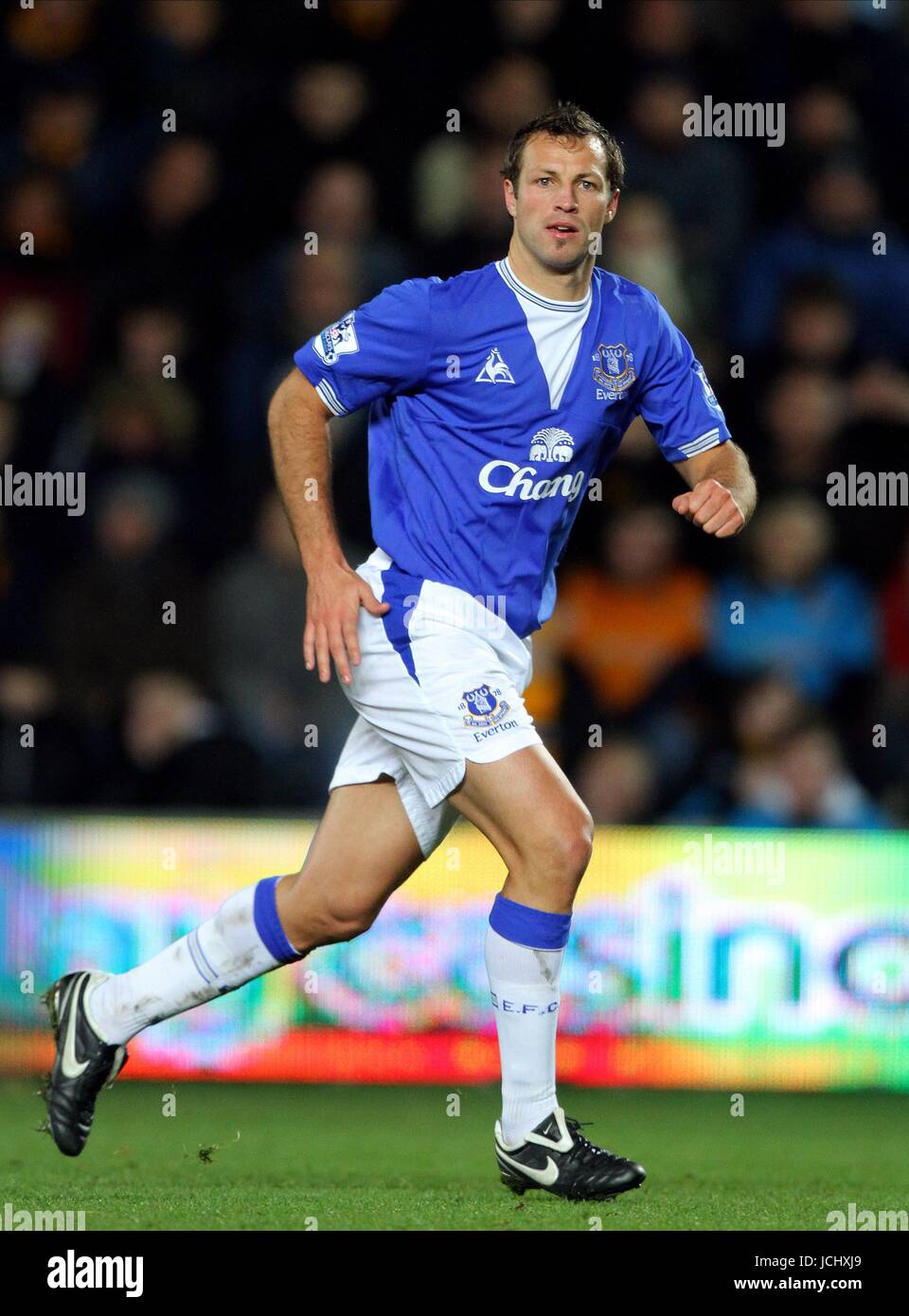 LUCAS NEILL EVERTON FC HULL CITY V EVERTON KC STADIUM, HULL, ENGLAND 25 ...