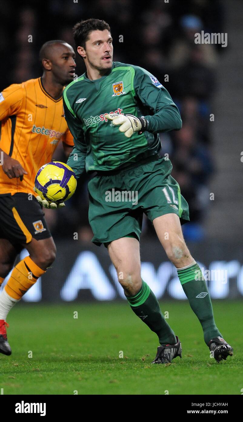 MATT DUKE HULL CITY FC MANCHESTER CITY V HULL CITY OF MANCHESTER STADIUM, MANCHESTER, ENGLAND 28 ...