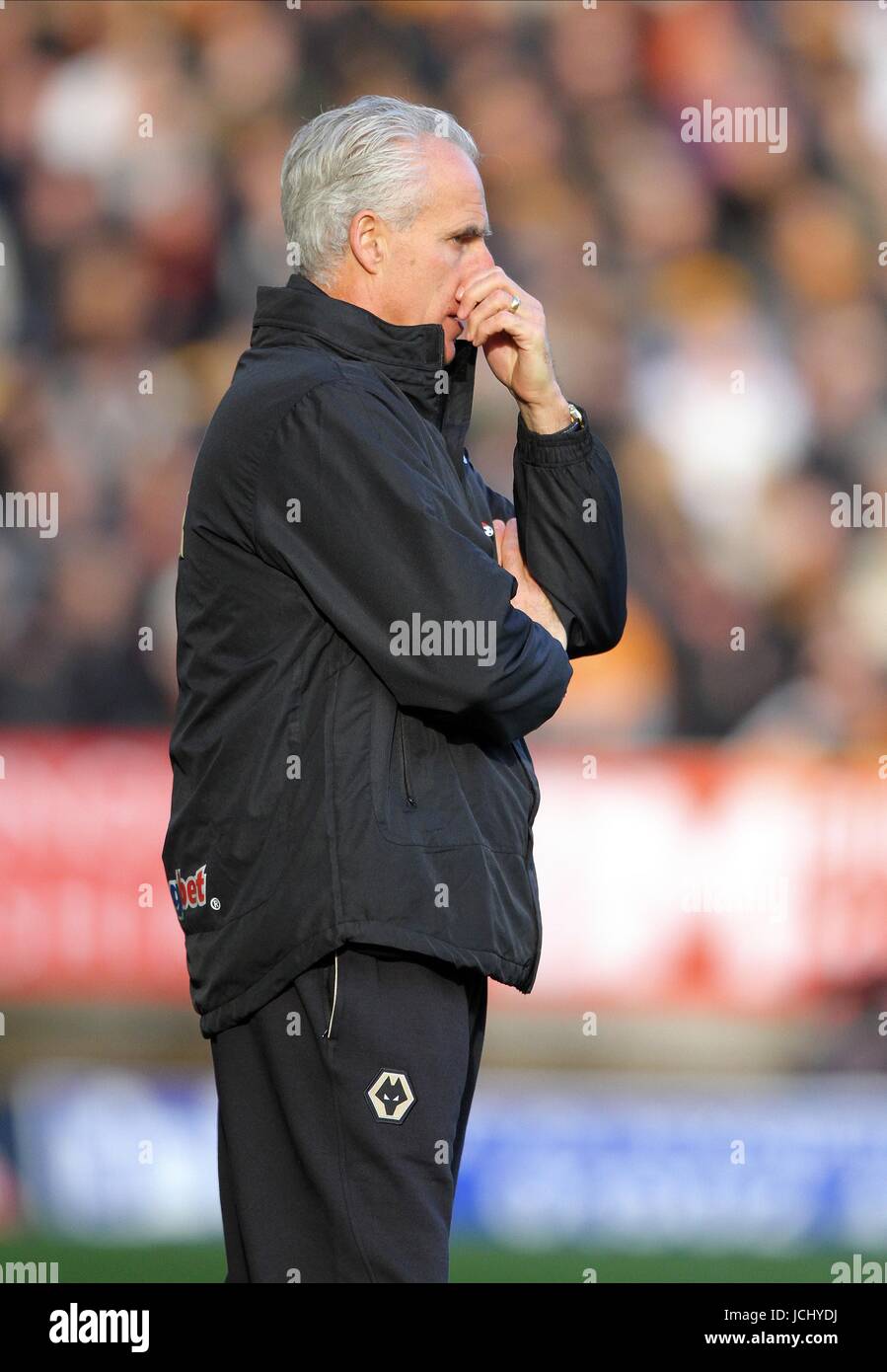 MICK MCCARTHY WOLVERHAMPTON WANDERERS MANAGER WOLVES V BIRMINGHAM ...