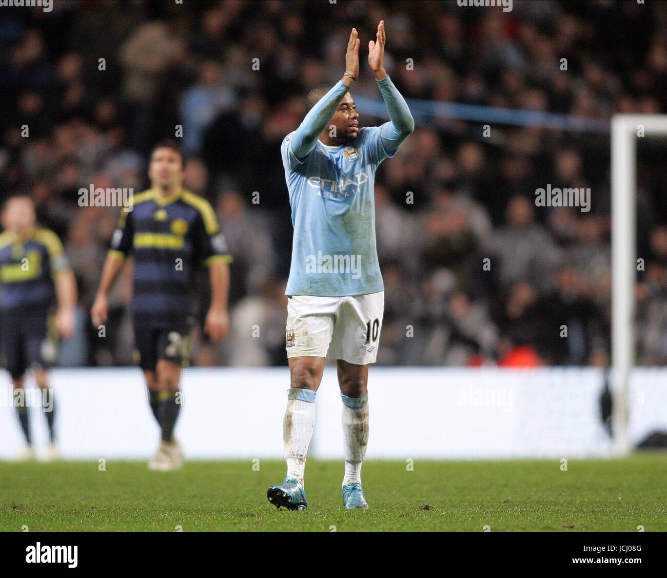 ROBINHO MANCHESTER CITY FC MANCHESTER CITY V CHELSEA EASTLANDS STADIUM ...