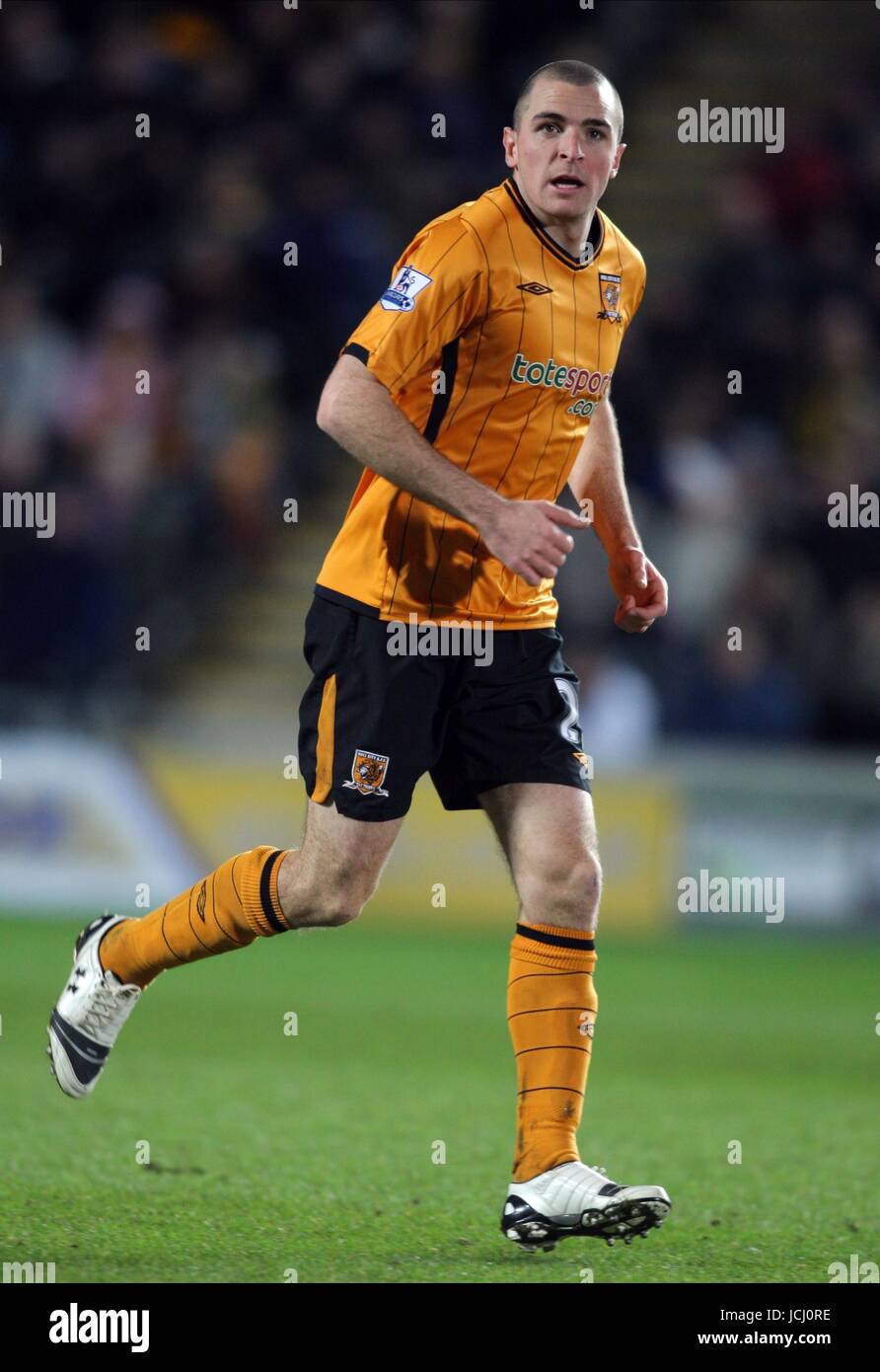 DEAN MARNEY HULL CITY FC HULL CITY V BLACKBURN ROVERS KC STADIUM, HULL ...
