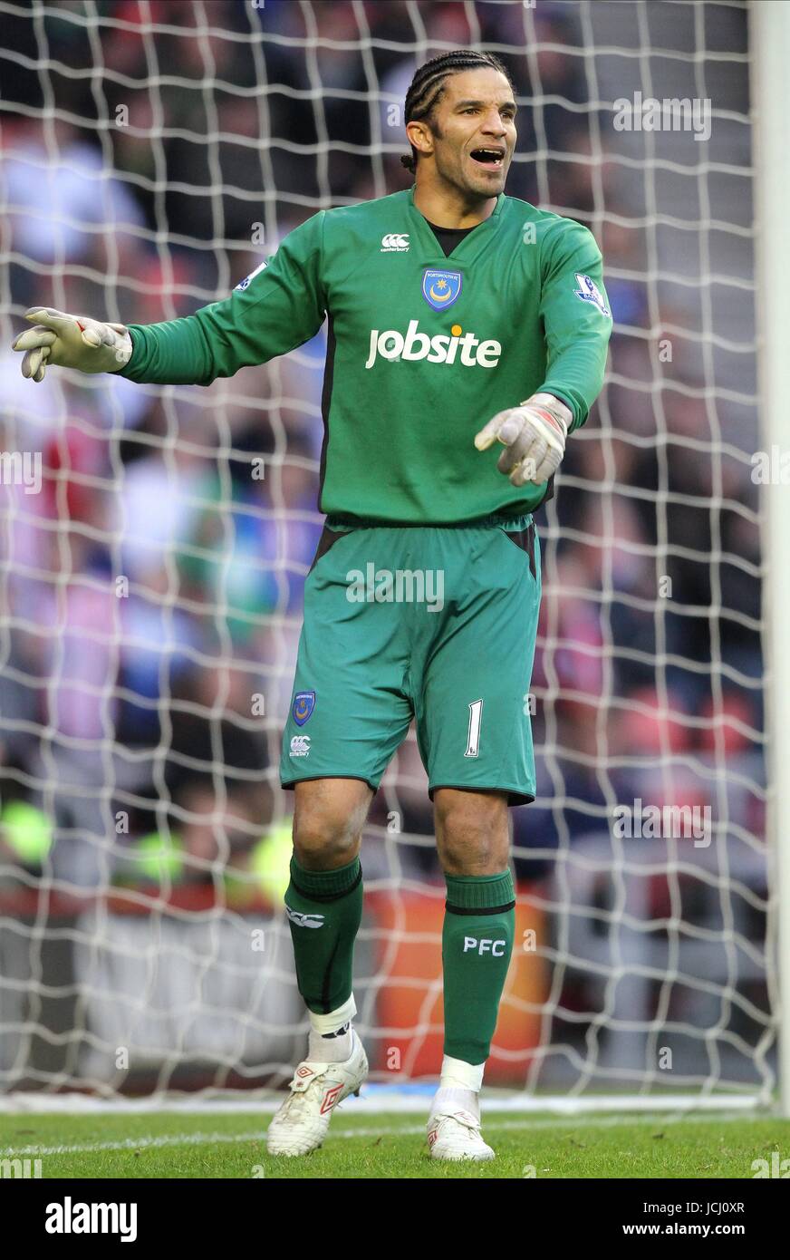 DAVID JAMES PORTSMOUTH FC SUNDERLAND V PORTSMOUTH STADIUM OF LIGHT ...