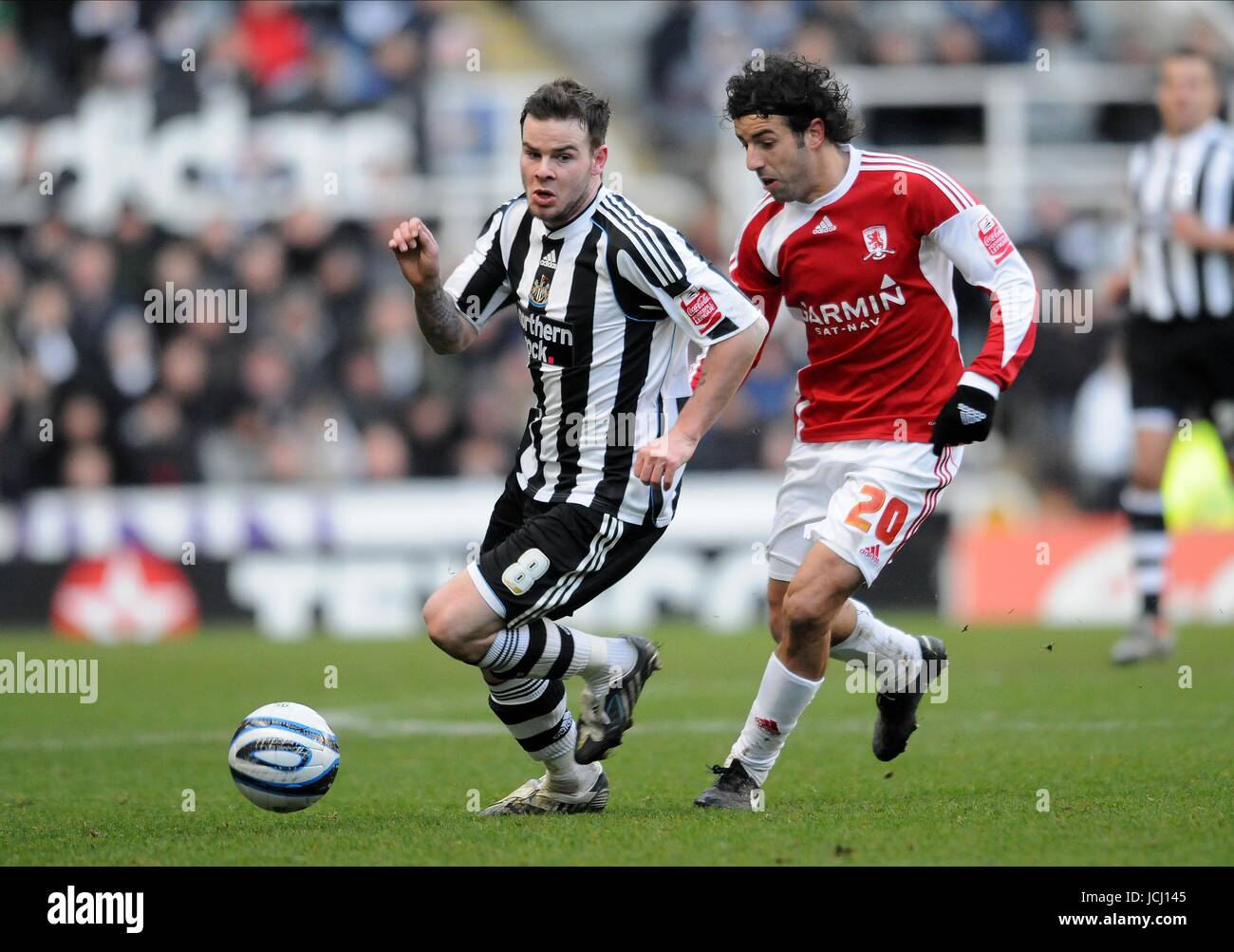 DANNY GUTHRIE & JULIO ARCA NEWCASTLE V MIDDLEBROUGH FC NEWCASTLE V ...