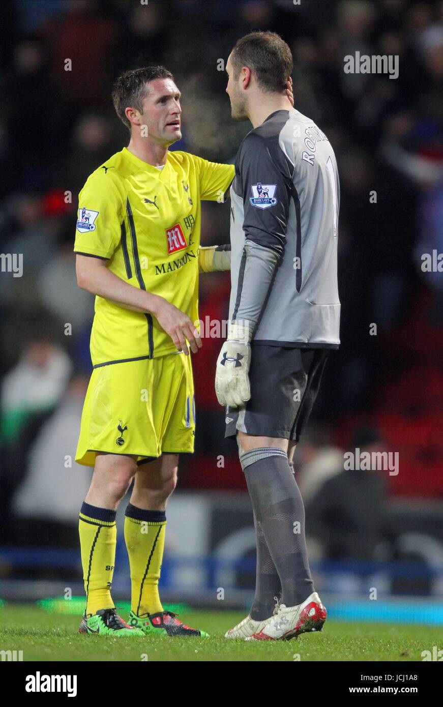 ROBBIE KEANE & PAUL ROBINSON BLACKBURN ROVERS V TOTTENHAM BLACKBURN ...