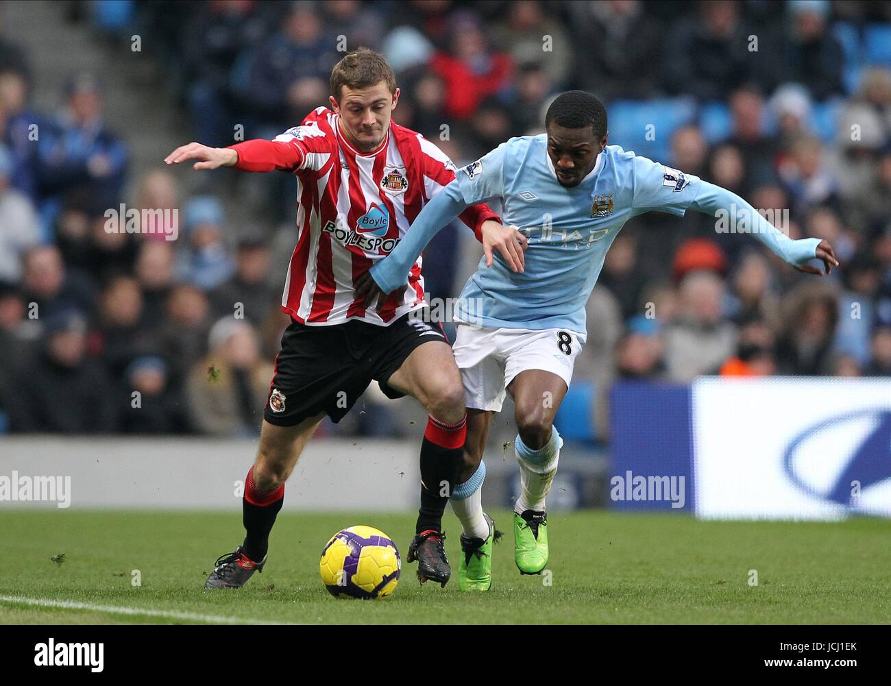 GEORGE MCCARTNEY & SHAUN WRIGHT-PHILLIPS MANCHESTER CITY V SUNDERLAND ...