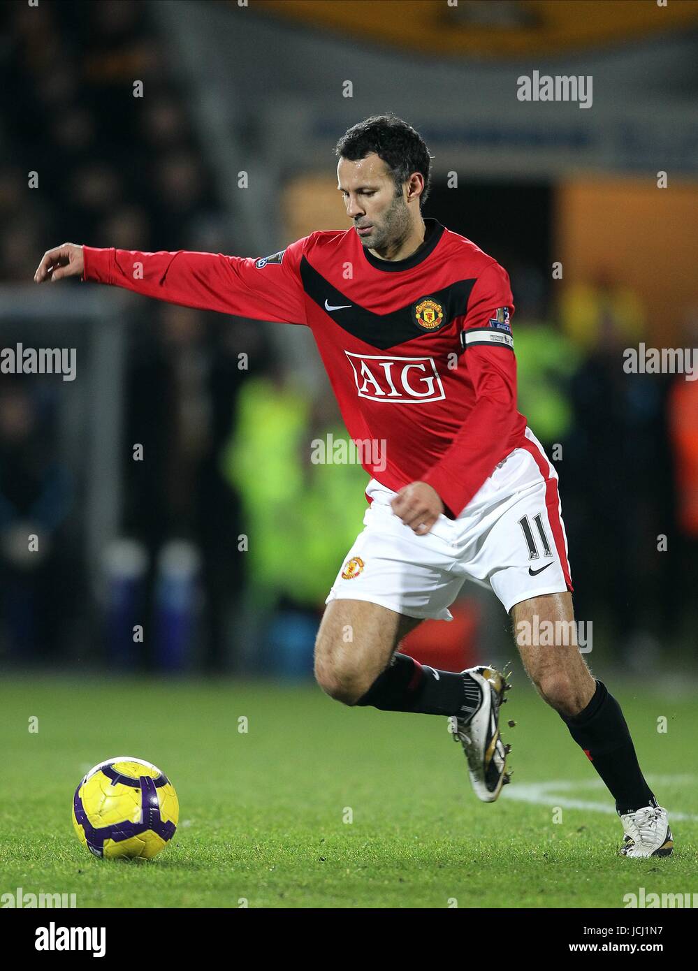 RYAN GIGGS MANCHESTER UNITED FC HULL CITY V MANCHESTER UNITED KC ...