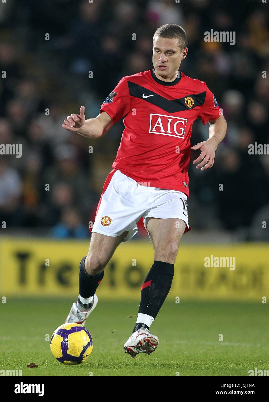 NEMANJA VIDIC MANCHESTER UNITED FC HULL CITY V MANCHESTER UNITED KC ...