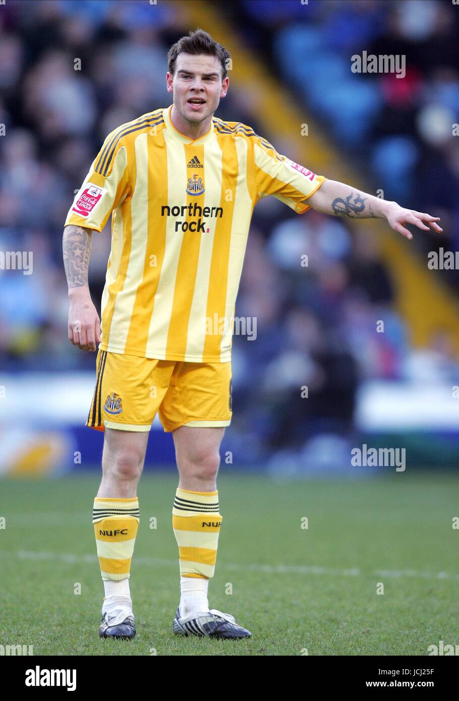 DANNY GUTHRIE NEWCASTLE UNITED FC SHEFFIELD WEDNESDAY V NEWCASTLE ...