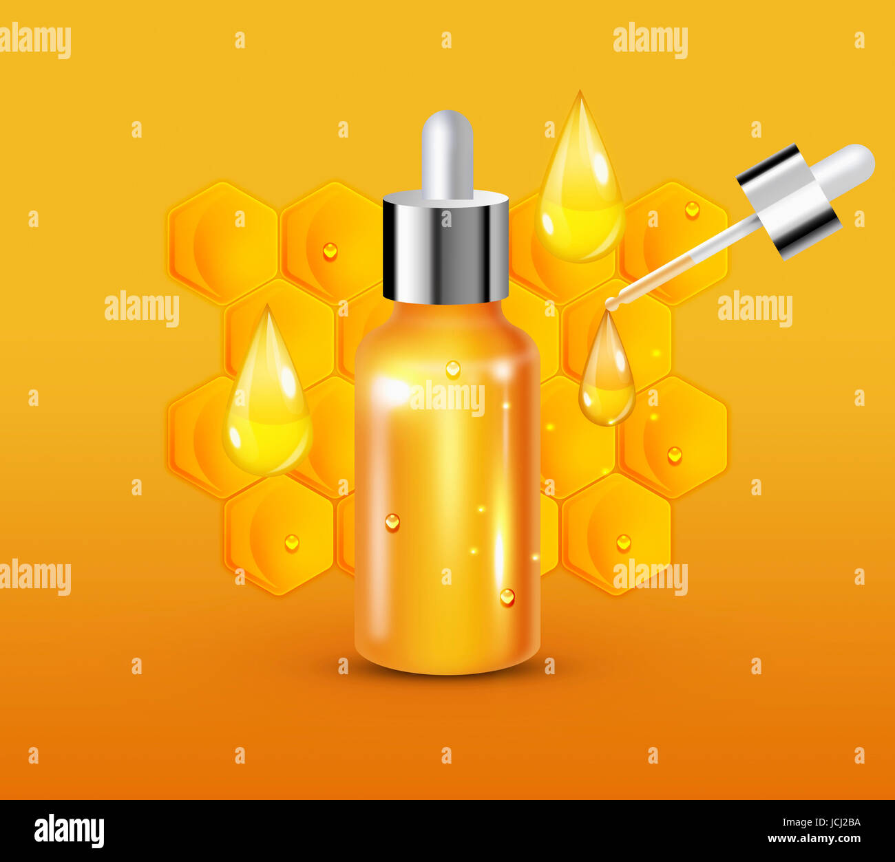 Honey essential oil Stock Photo - Alamy
